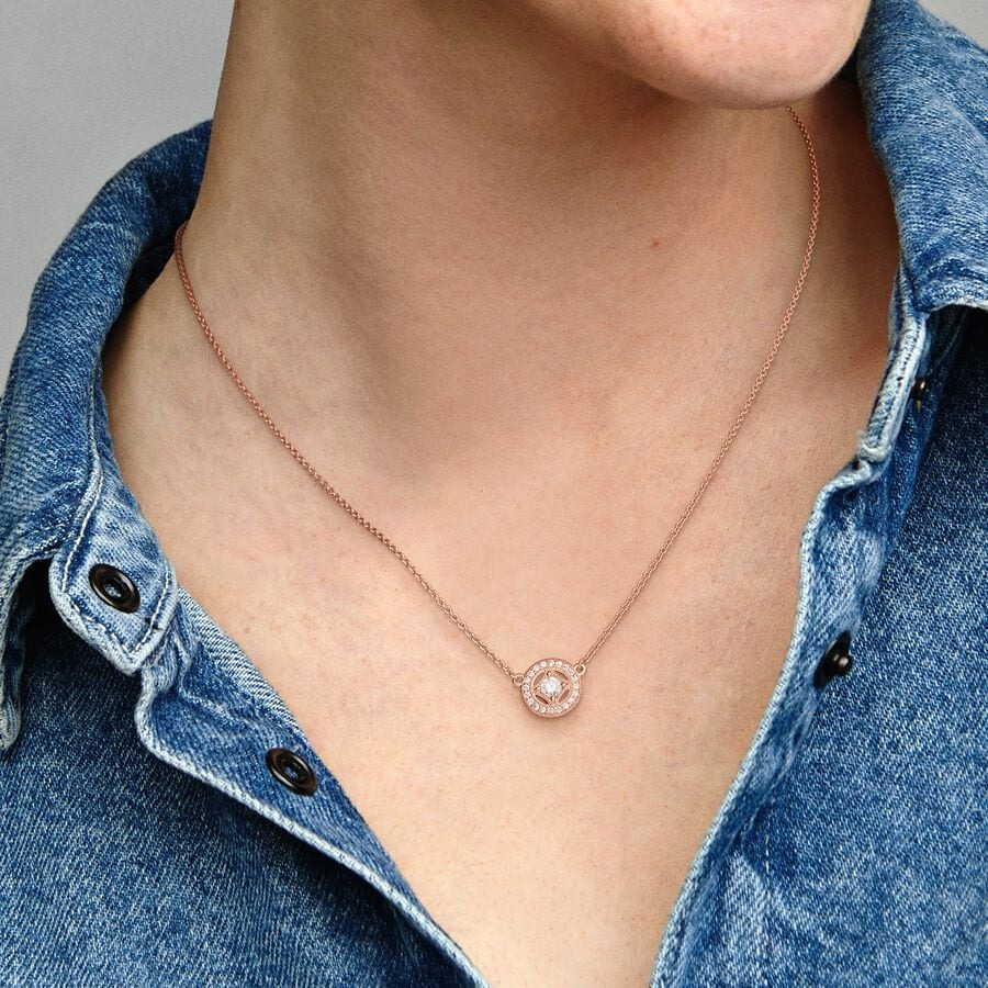 PANDORA Vintage Circle Collier Necklace Meilingo